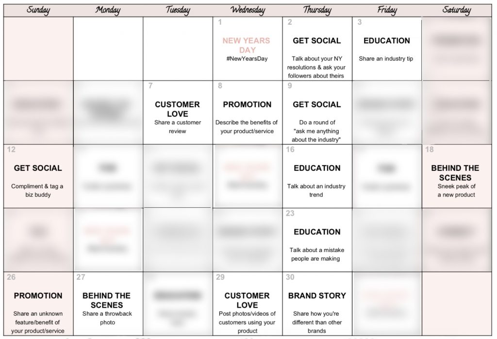 Social Media Calendar | Social Sidekick